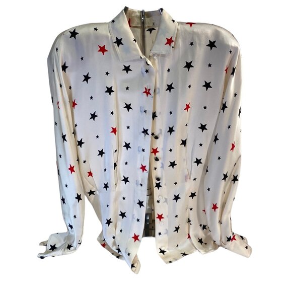 Escada | Tops | Escada Buttonup Star Top | Poshmark